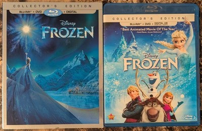 Disney Frozen Blu-ray DVD Digital 2017 2-Disc Set Collector's Edition ...