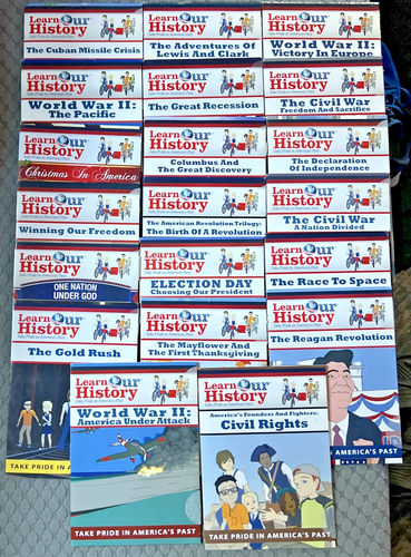 Learn Our History - DVD Collection - Lot of 20 DVDs Homeschool Y | eBay