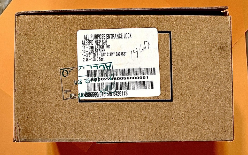 Schlage Commercial AL53PD-NEP 626 Entrance Door Lever Set 43156959624| eBay