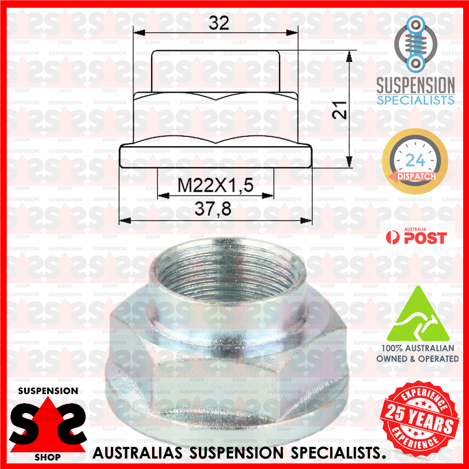 Front Axle Axle Nut, Drive Shaft Suit MAZDA Cx-5 (Ke, Gh) 2.2 D AWD ...