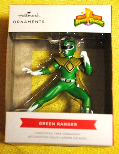 Hallmark Christmas Tree Ornament Mighty Morphin Power Rangers Green ...