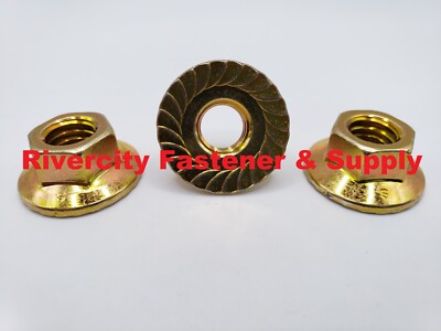 3/8-16 Grade 8 Serrated LARGE Flange Lock Nuts 3/8x16 Nut 3/8 x 16 ...