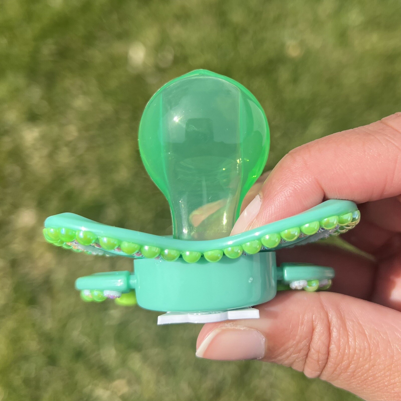 Lil Jedi Star Wars Baby Yoda CUSTOM Adult Size Pacifier LITTLE SPACE ...