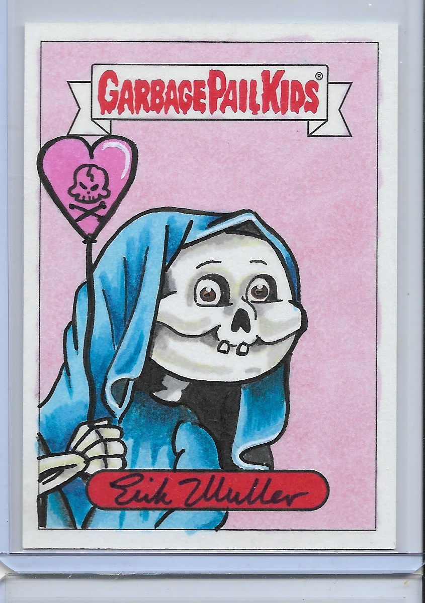 2022 TOPPS GARBAGE PAIL KIDS VALENTINES DAY DATING SKETCH CARD 1/1 erik ...