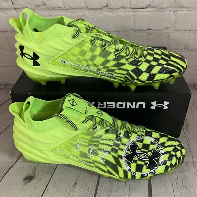 Under Armour 3026333-300 Blur Smoke 2.0 MC LE Football Cleats Yellow ...