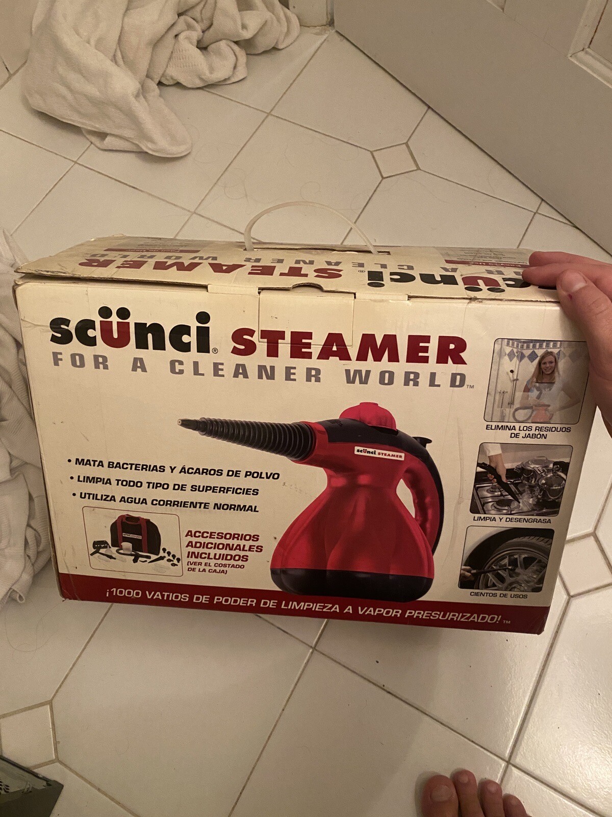 SCUNCI Steamer Ss1000 Handheld Steam Cleaner for sale online | eBay