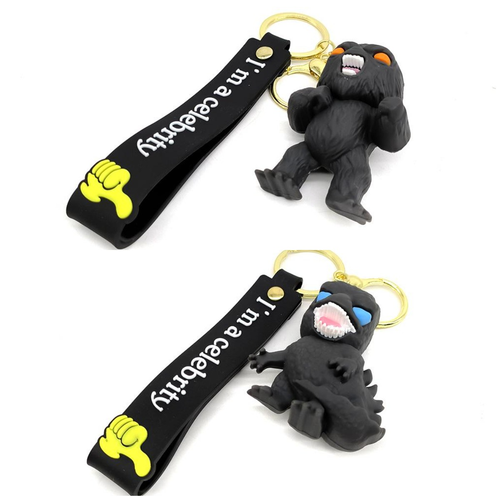 King Kong vs. Godzilla Cartoon Keychain Godzilla Figure Doll Toys ...