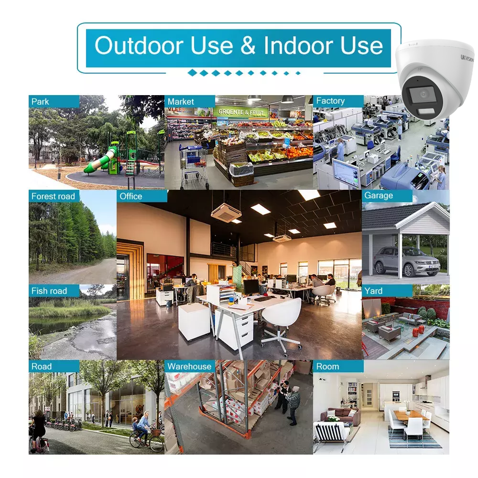 HIKVISION 4K CCTV Security Camera 8MP ColorVu System 16CH 32CH UHD DVR ...