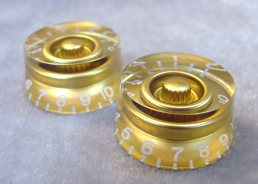 GOLD SPEED KNOB FOR ELECTRIC GUITAR - SMOOTH | eBay