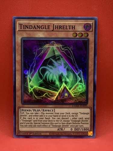 YuGiOh Tindangle Jhrelth DAMA-EN095 Super Rare 1st Edition | eBay