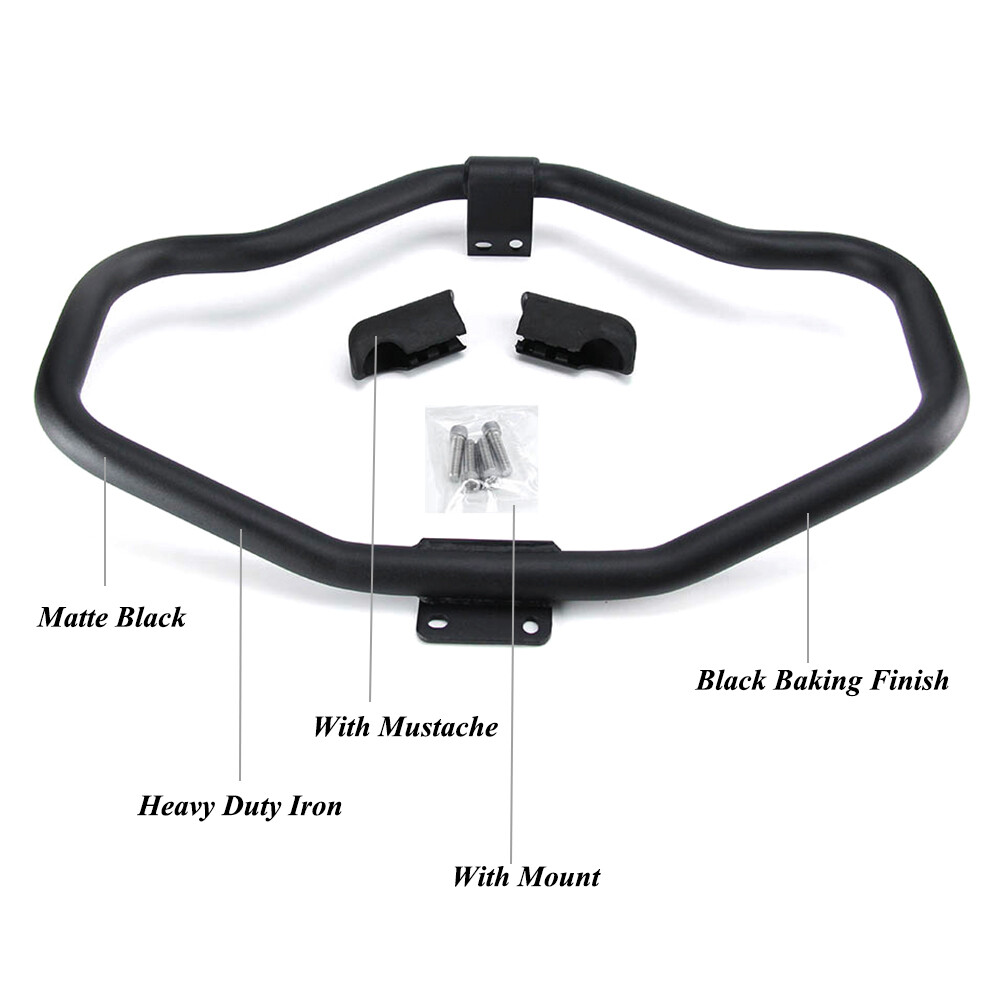 Mustache Engine Guard Crash Bar for Harley Sportster Iron Forty Eight ...