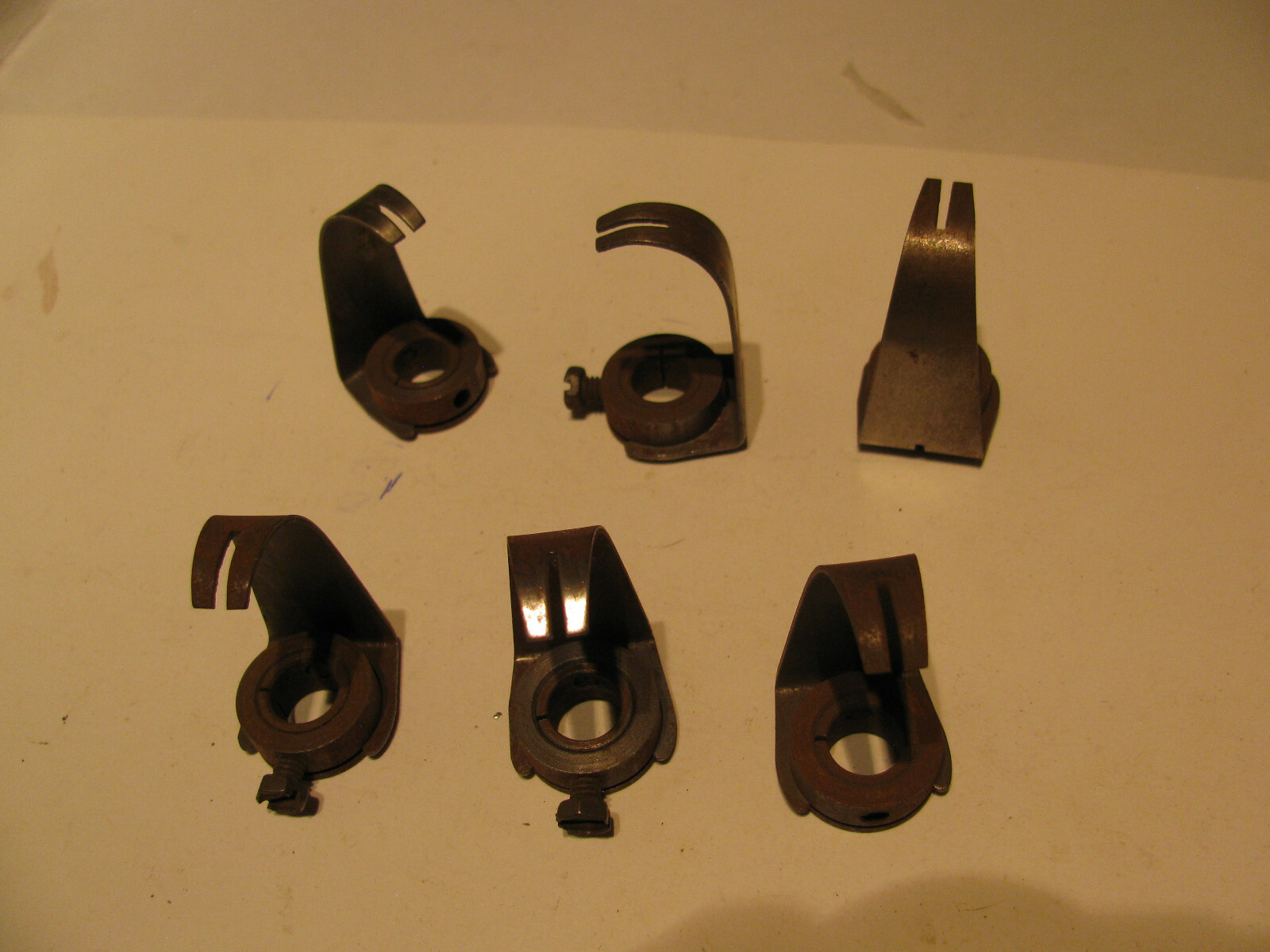 Lot of 6 Vintage Machinist machining part or tool of some type. No ...