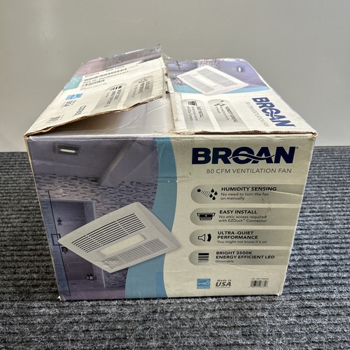 Broan Ultra Quiet Humidity Sensing 80 CFM Ventilation Fan | eBay