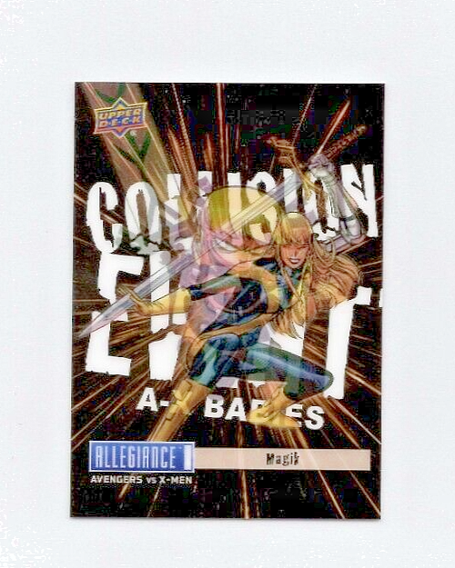 2023 UD Marvel Allegiance Avengers Vs X-Men Magik Collision Event ...