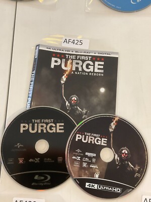 The First Purge Blu-ray, No Case No Tracking #AF425 | eBay