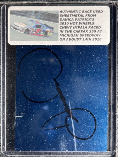 Patrick, Danica - Race Used Sheet Metal - In Person Autograph - INV2 | eBay