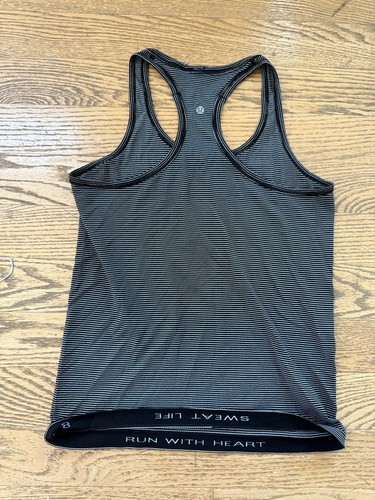 Lululemon Swiftly Tech Tank Race Length Size 8 Black | eBay