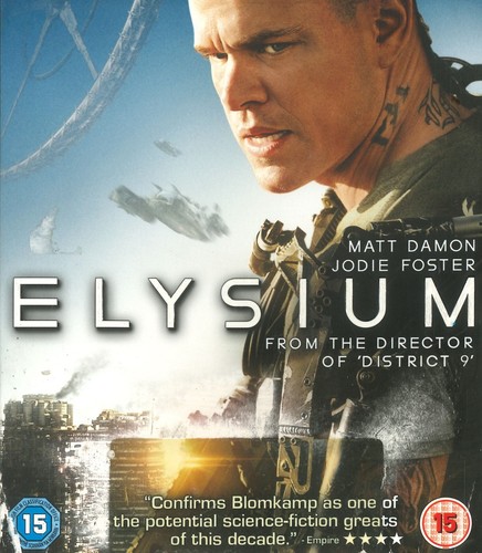 Elysium (2013) Blu-Ray, Matt Damon, Jodie Foster, Sharlto Copley | eBay