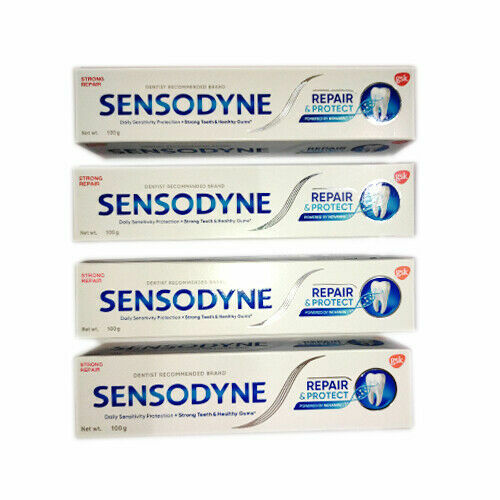 Toothpaste With Novamin Repair And Protect From Sensodyne- (100 gm x 4 ...