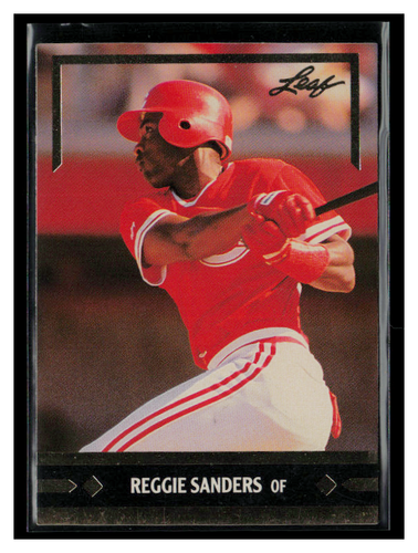 1991 Leaf - Gold Leaf Rookies #BC10 Reggie Sanders | eBay