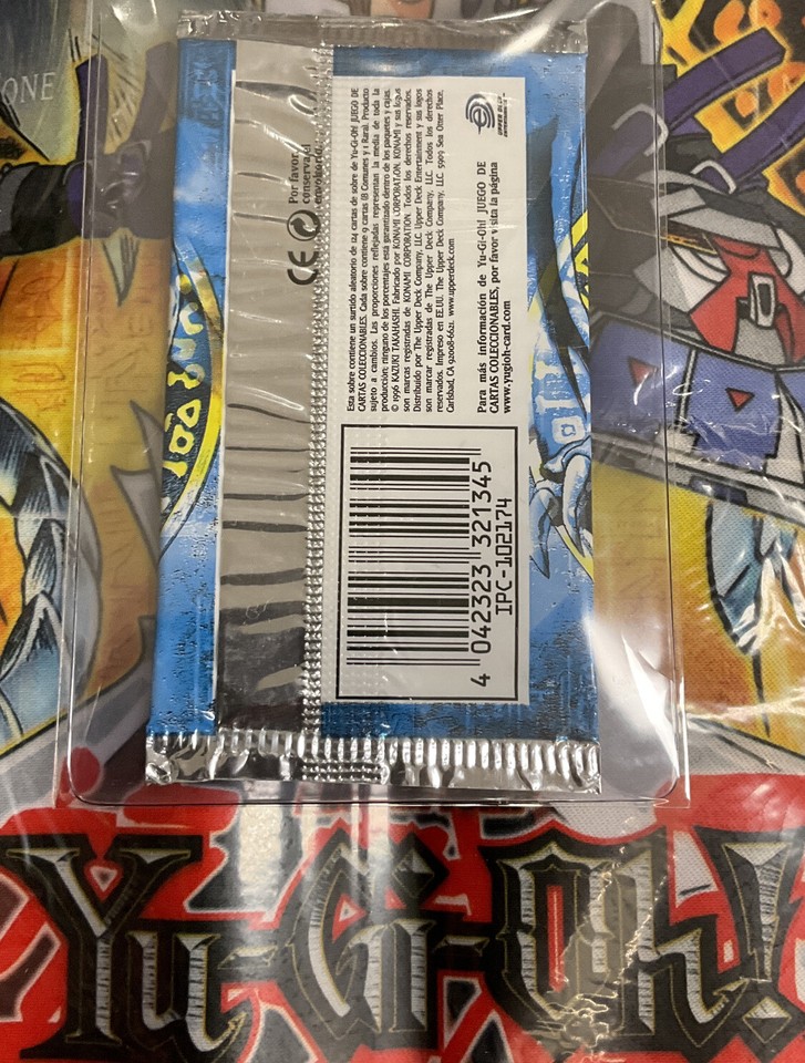Yugioh Legend Of Blue Eyes LOB 1st Ed Booster Pack Spanish Factory ...