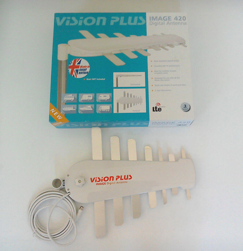 Vision Plus Image 420 Caravan Digital & Analogue Television TV Aerial ...