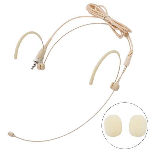 Reliable Beige Headset Mic for Sennheiser Wireless Smooth Steel Ear ...