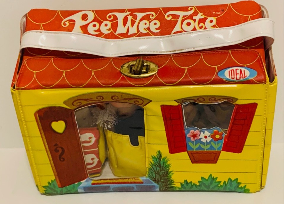Ideal Toy 1966 Vintage Pee Wee Doll Small Tote Play House Rare Dolls ...