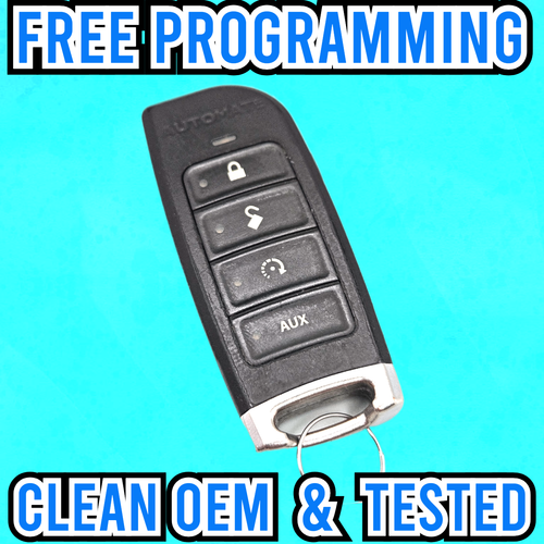 CLEAN AUTOMATE 7857A remote start 2-way USB Rechargeable LED Key Fob ...