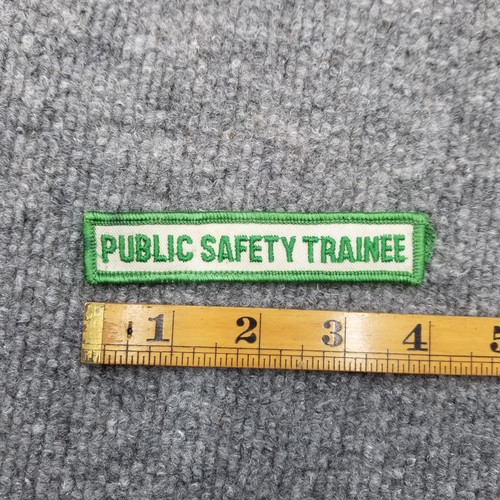 Vintage Public Safety Trainee Patch Tab | eBay