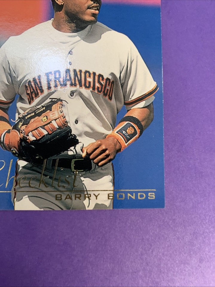 1996 Fleer Checklists #1 Barry Bonds San Francisco Giants | eBay