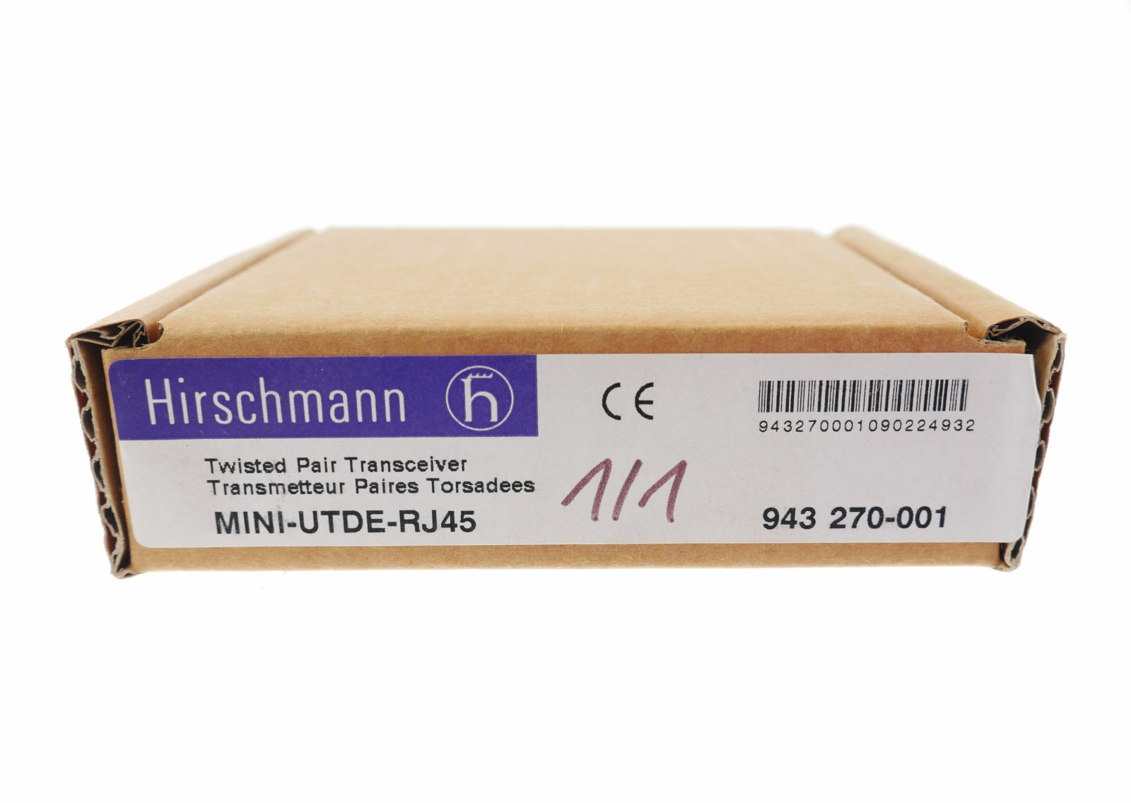 HIRSCHMANN MINI-UTDE-RJ45 MINIUTDERJ45 943 270-001 Twisted Pair ...