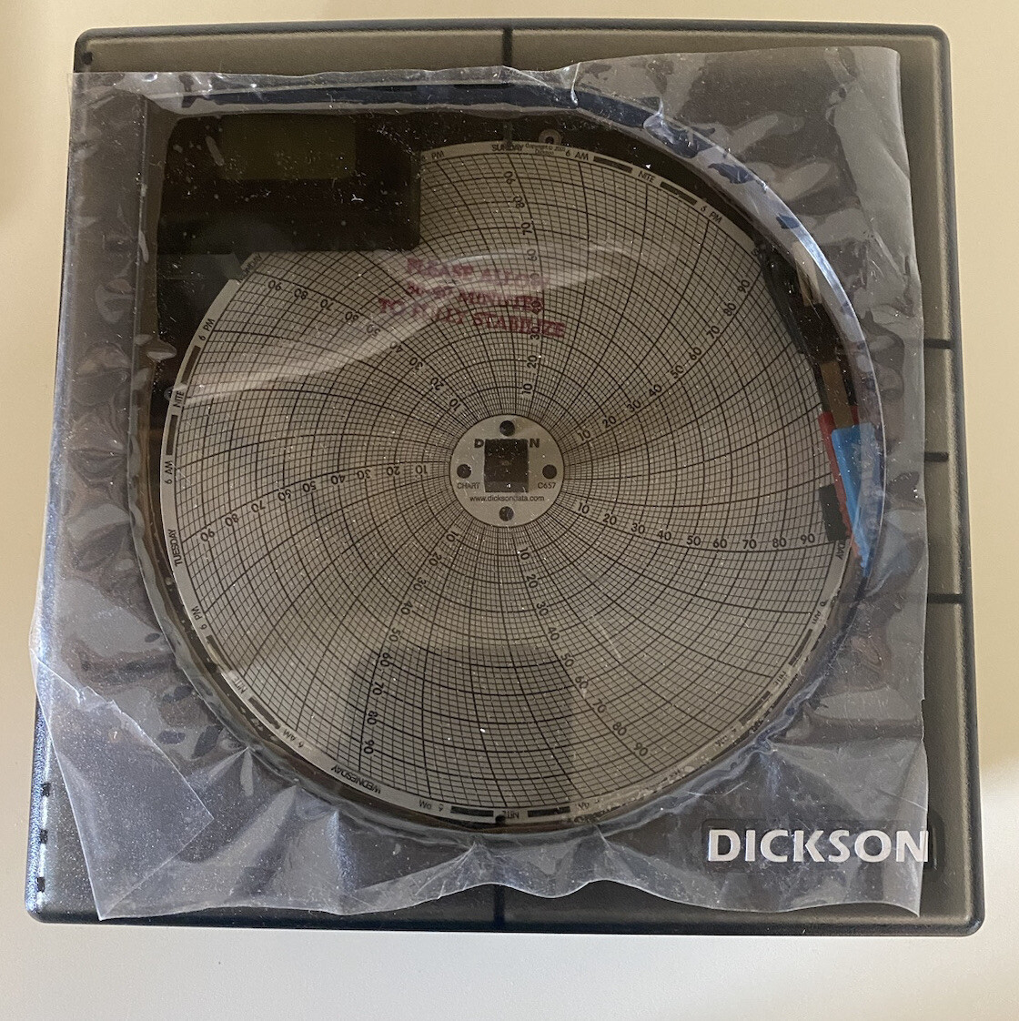 Dickson TH621 Temperature Chart Recorder, 6" Chart, 7 Day or 24 Hour ...