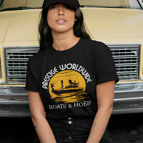 Prestige Worldwide BOATS N HOES Shirt Step Brothers Funny Huff n Doback ...