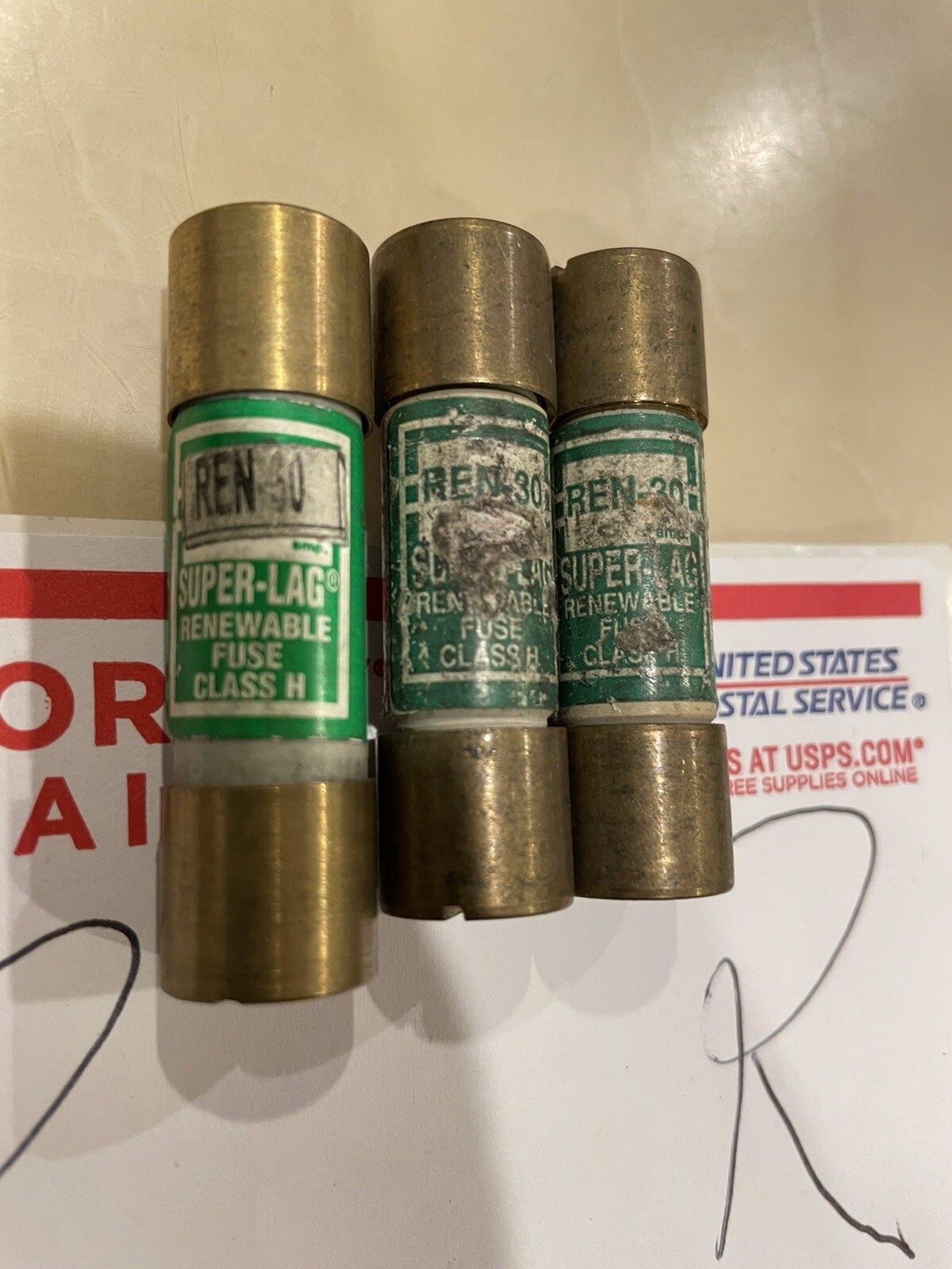 Lot Of 3 REN30 SUPER-LAG RENEWABLE FUSE 30AMP 250V Old Stock | eBay