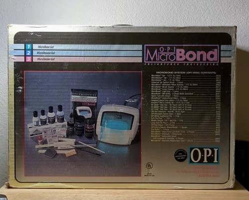 OPI MICROBOND Professional U.V. Nail GelsPolish Set And Curing Lamp OPI ...