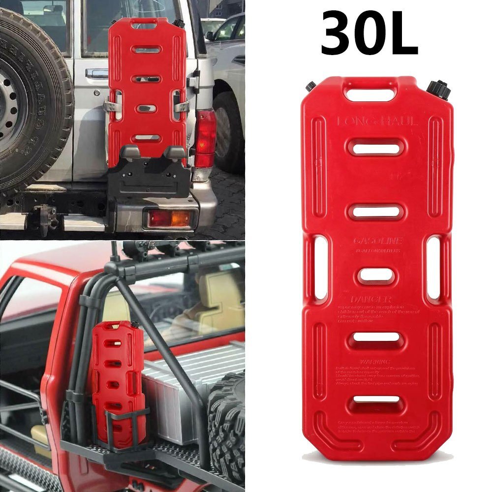 30L Red Jerry Can Fuel Container With/without Holder Spare 4WD 4X4 ...