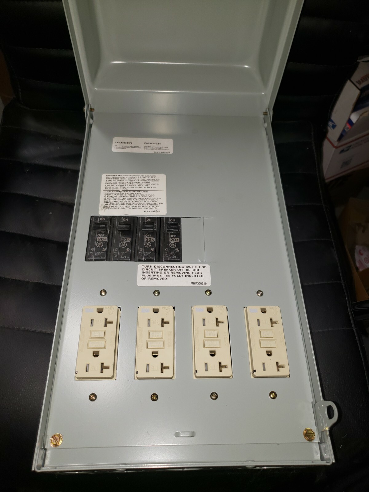 Midwest U014C010 Unmetered Power Outlet 100Amp, 120/240V, G90 Steel ...