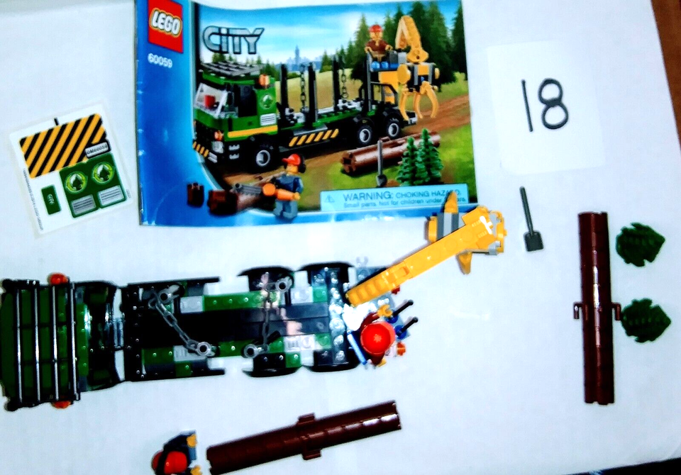 LEGO CITY: Logging Truck (60059) #18 Retired Building toys 4 kids ...