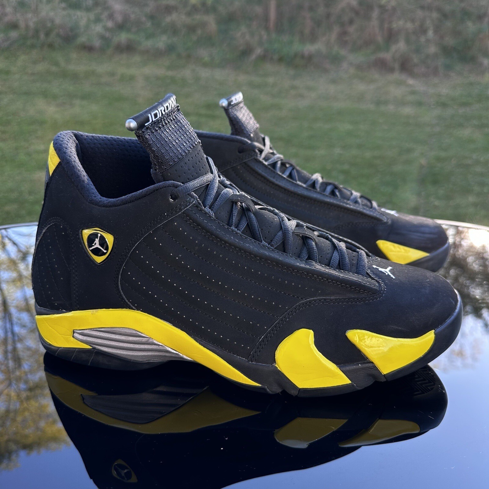 Nike Air Jordan Retro 14 XIV OG Box Thunder Black Yel… - Gem