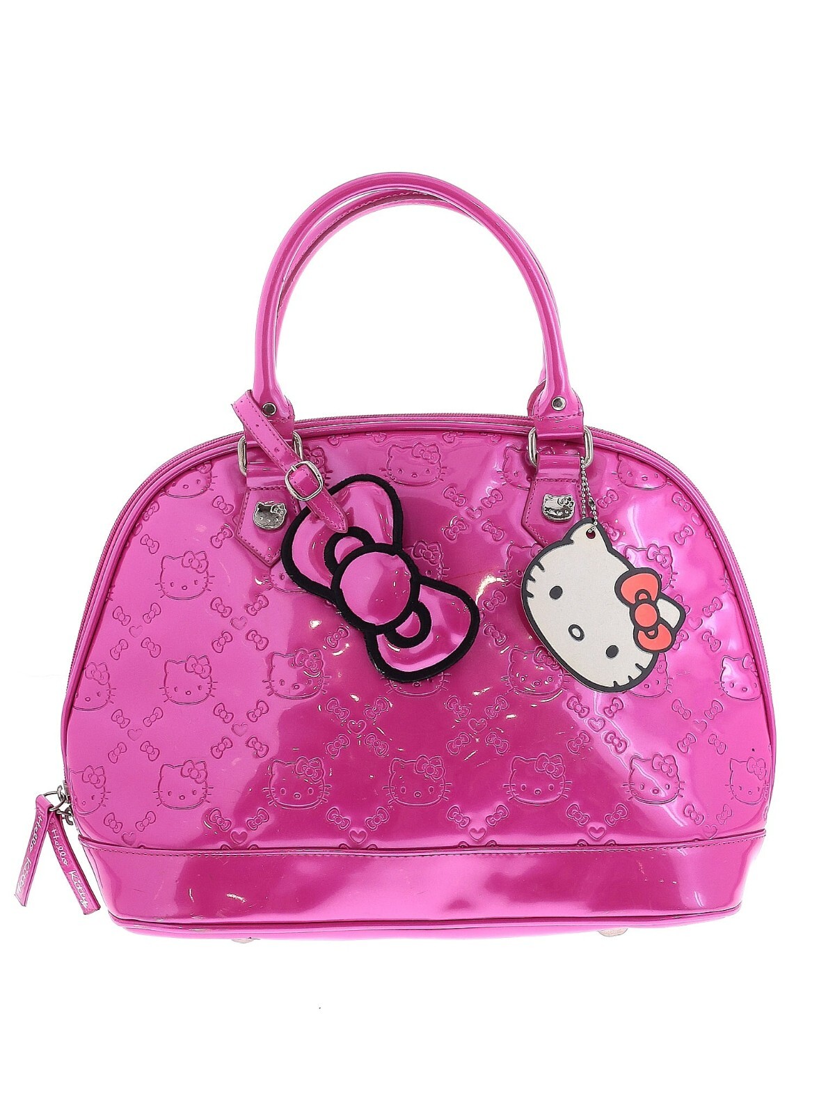 Loungefly Hello Kitty Hot Pink Embossed Purse Large D… - Gem
