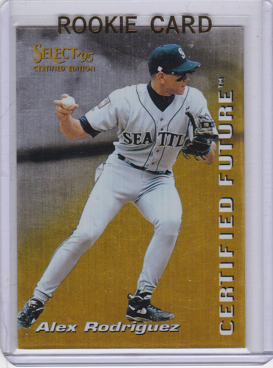 ALEX RODRIGUEZ ROOKIE CARD Certified Future AROD RC Baseball New York ...