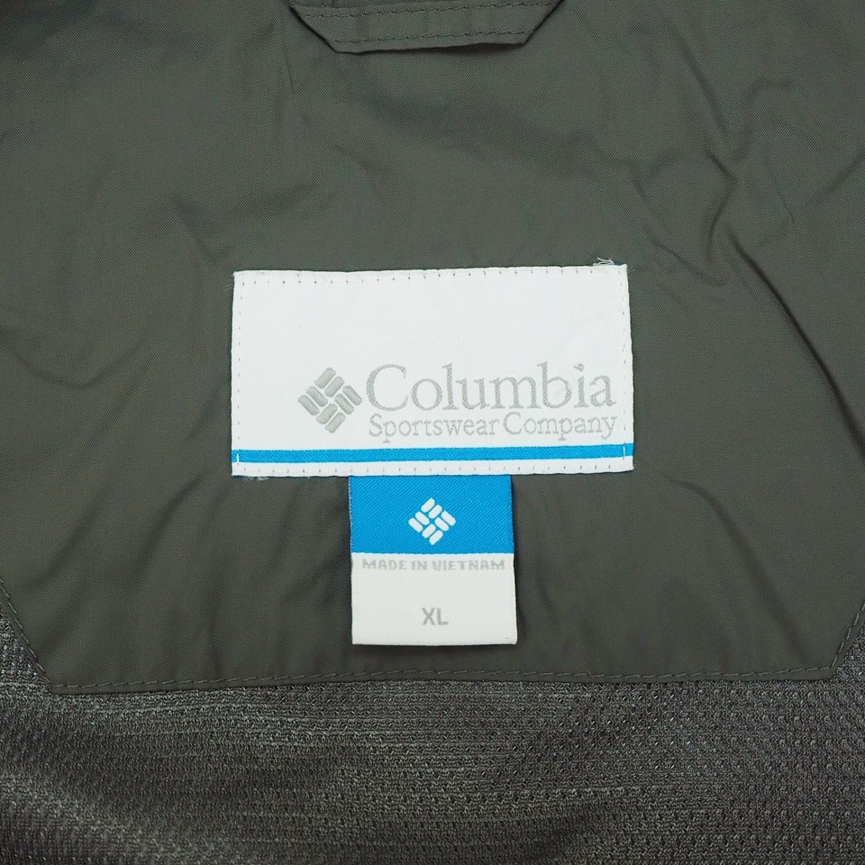 Columbia Glennaker Lake Rain Jacket Mens Sz XL Navy Blue Full-Zip Nylon ...