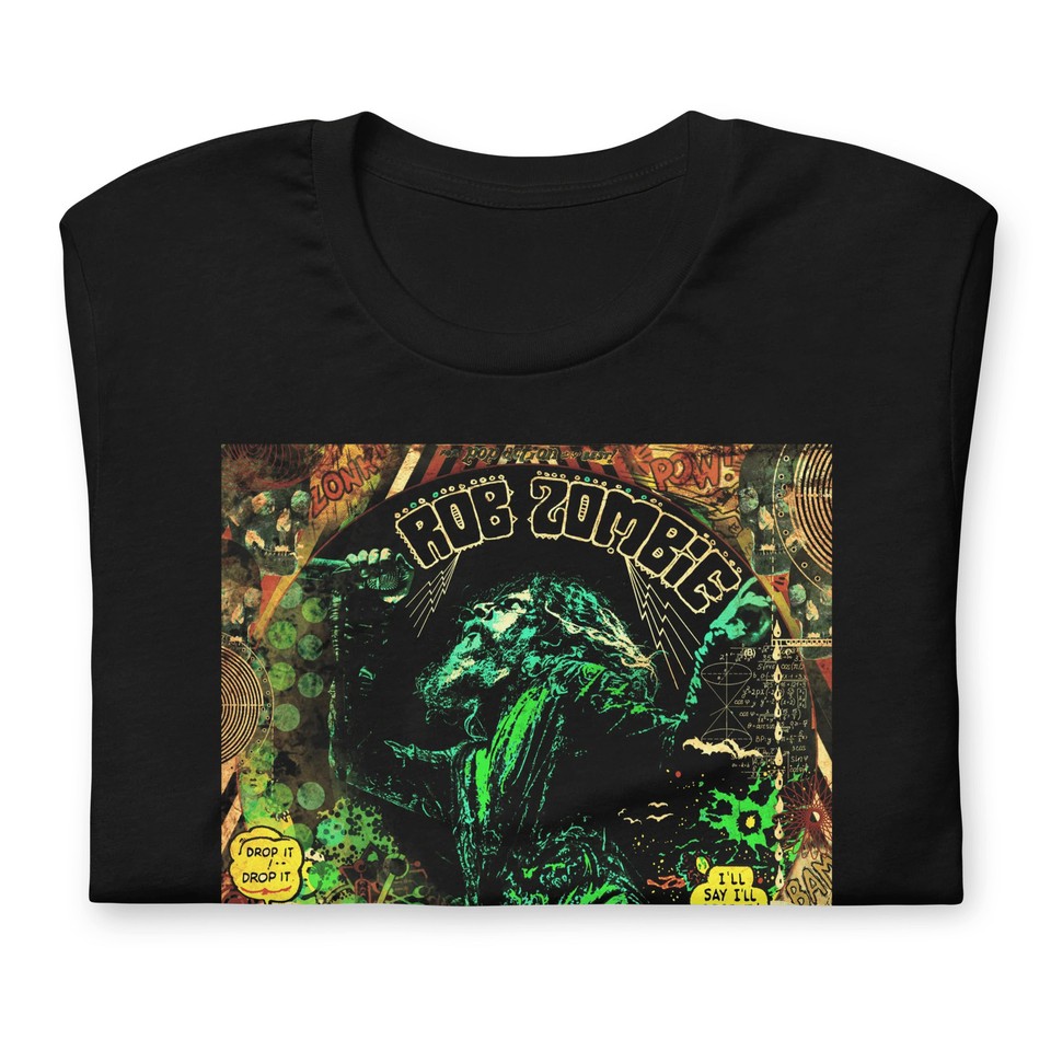 Rob Zombie Lunar Injection Officially Licensed Mens T Shirt Black | eBay