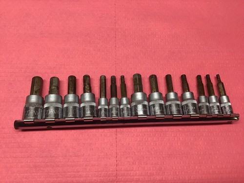 Cornwell Tools 14Pc Metric & Standard Allen Hex Bit Socket Driver Set ...
