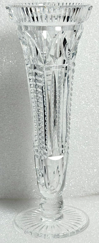 VINTAGE - AMERICAN BRILLIANT CUT - HEAVY CRYSTAL BUD VASE! | eBay