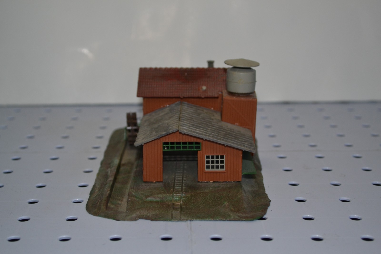 Pola N Scale Factory with Water Wheel & Train Entrance - 6.75" x 4" | eBay