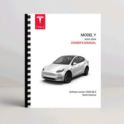 Tesla Model Y Owner's Manual 2020-2024 | eBay