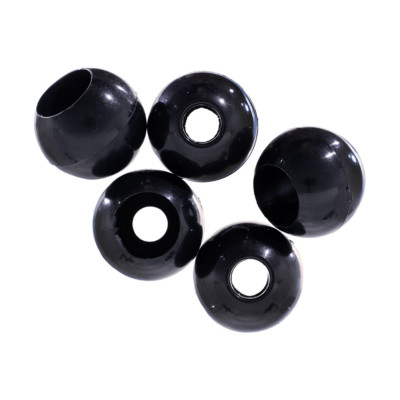 Black Plastic Beads for Shock Bungee Cord Use for Making Tarp Tie Down ...