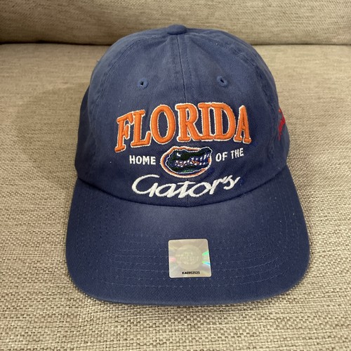 VINTAGE Florida Gators Hat Cap Strapback Floppy Orange White Spell Mens ...